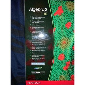Pearson | Accents | Algebra 2 Common Core Part 2 Textbook | Poshmark